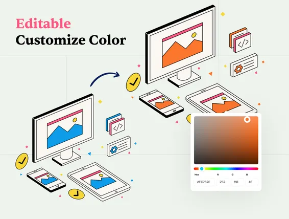 Premium UIUX Illustration pack from User Interface Illustrations