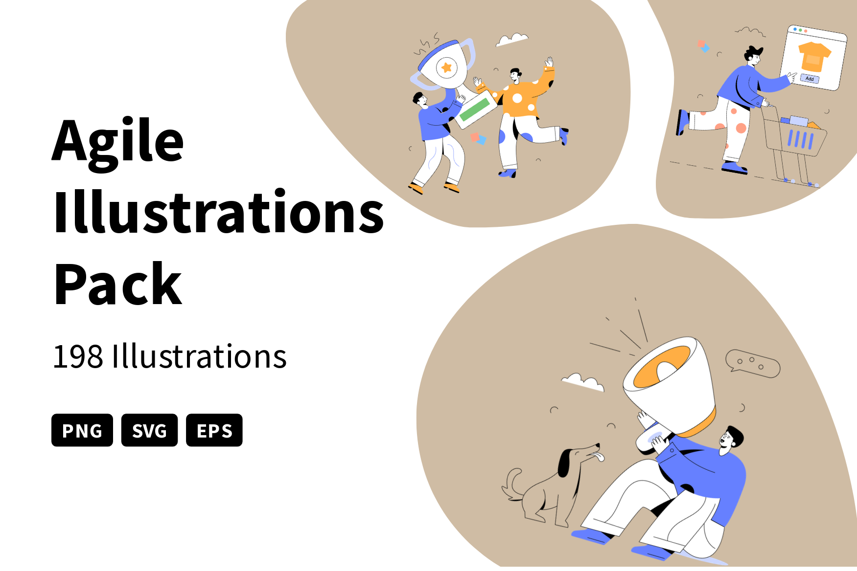 Agile Illustration Pack 198 Free Download People Illustrations Iconscout