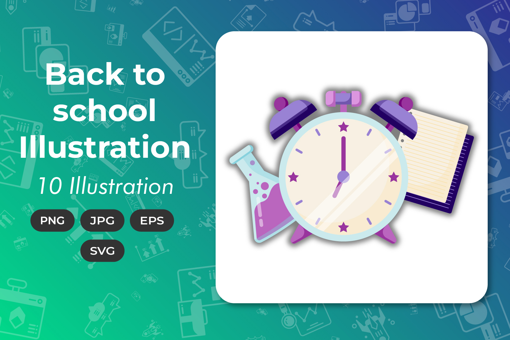 Back To School Illustration Pack - 10 Free Download School & Education ...