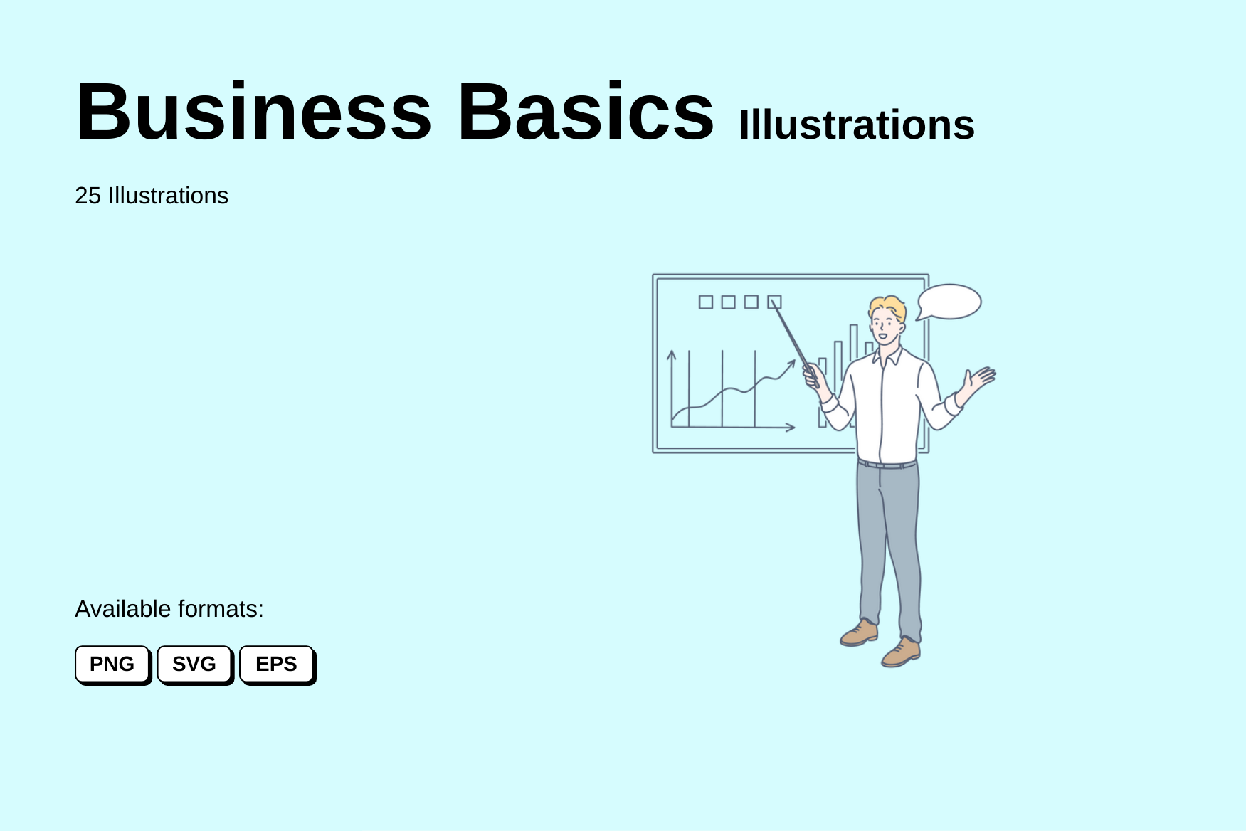 Premium Business Basics Illustration pack from Business Illustrations