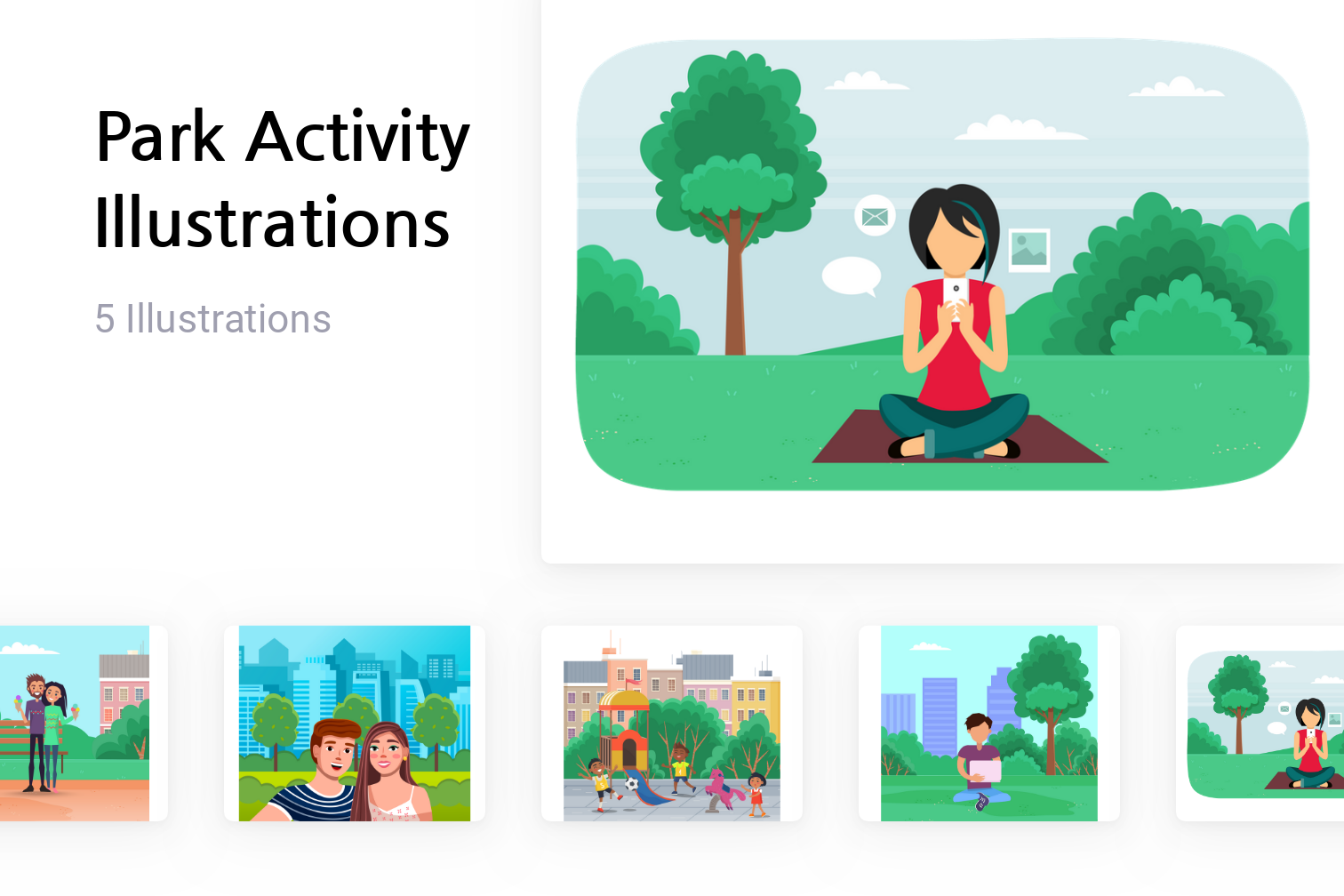 Premium Park Activity Illustration Pack From People Illustrations premium-park-activity-illustration-pack-from-people-illustrations