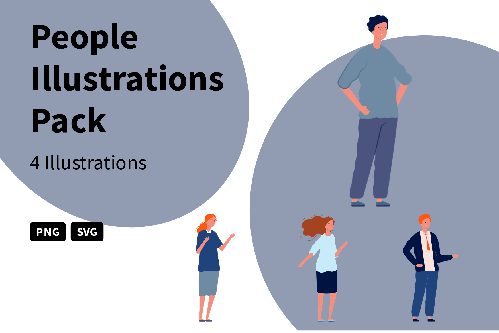 Premium People Illustration pack from People Illustrations