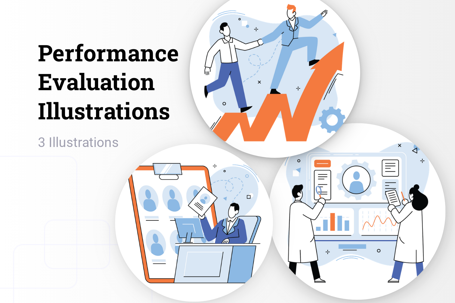 Premium Performance Evaluation Illustration pack from Business ...