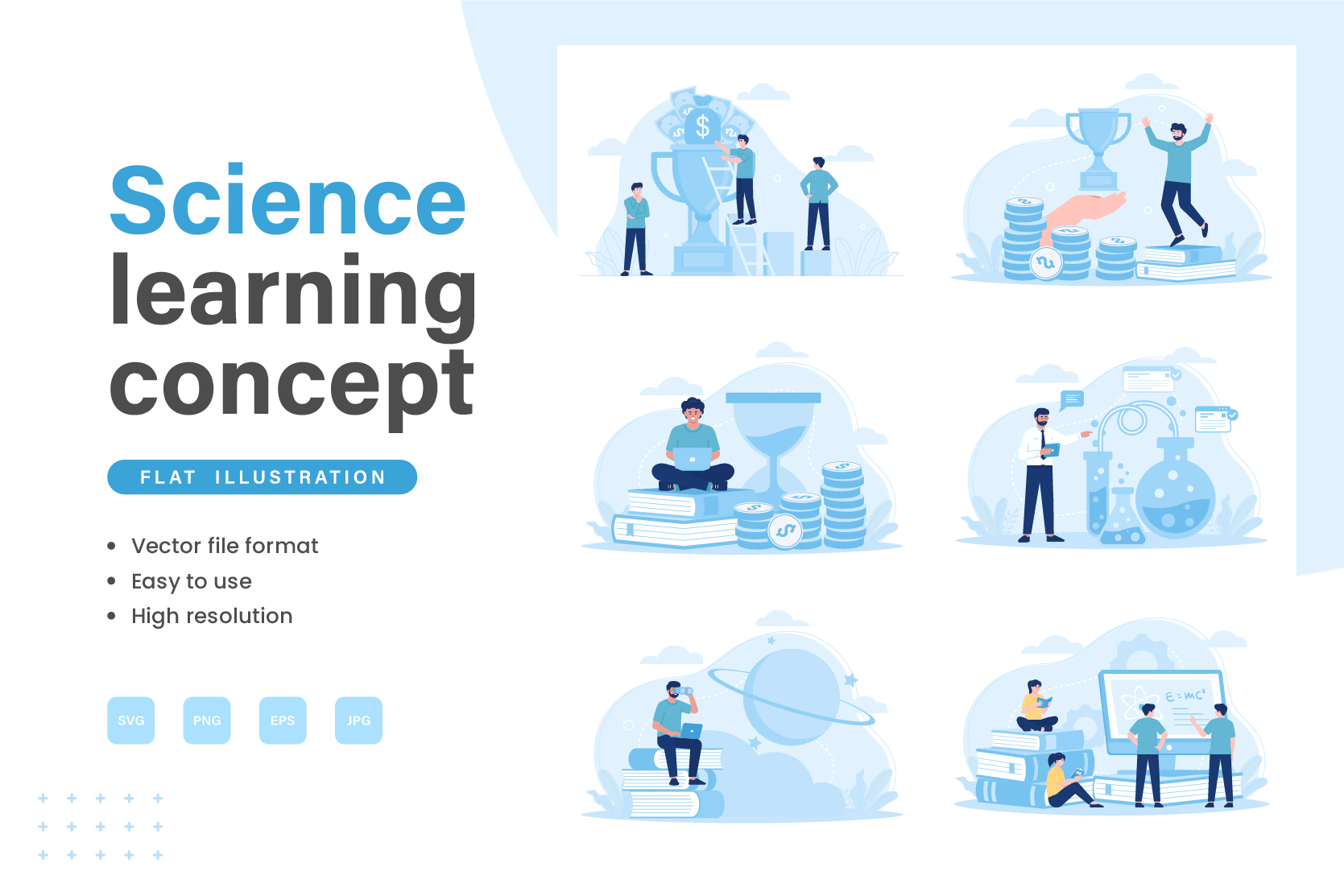 Premium Science Learning Illustration pack from Science & Technology ...