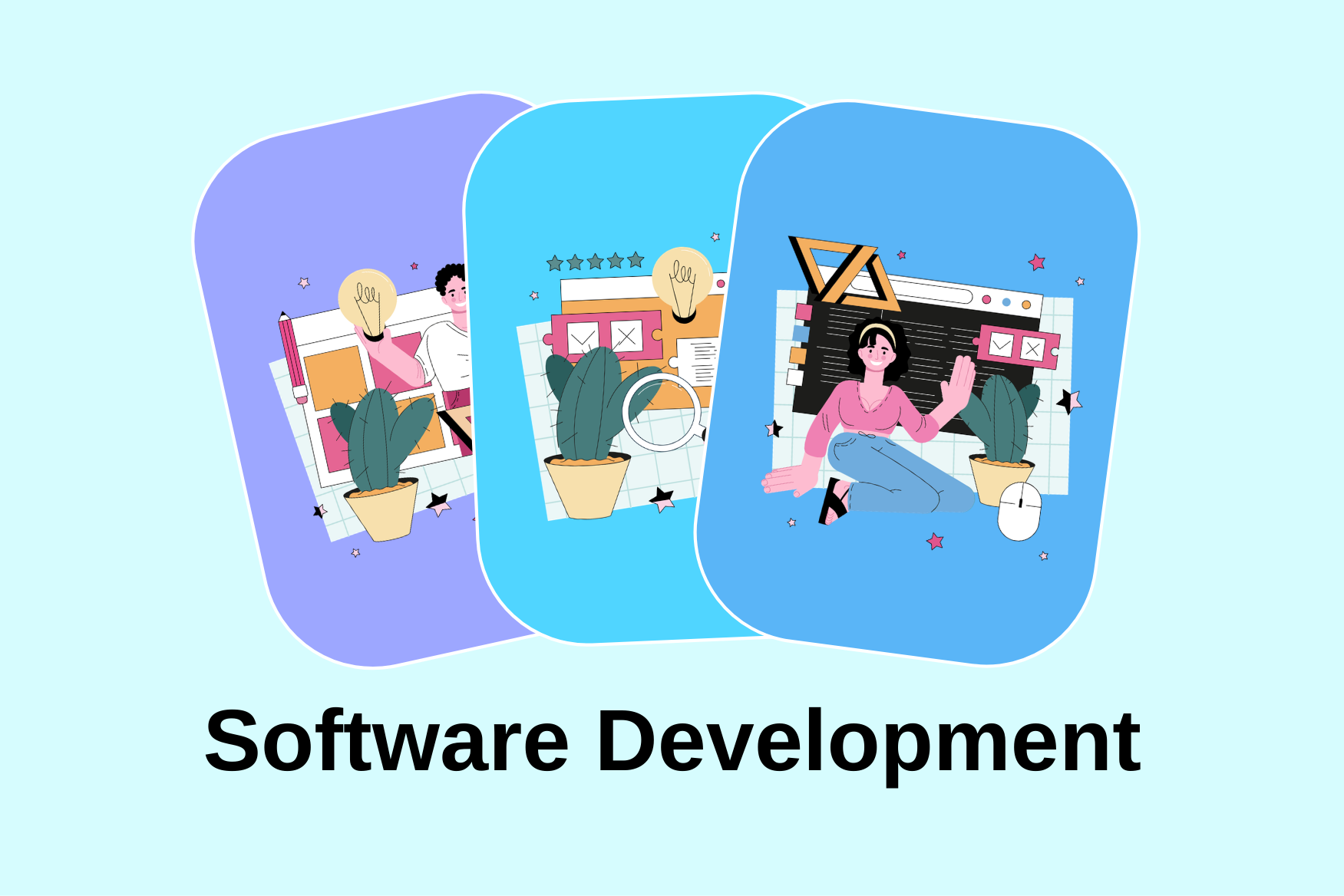 Software Development Illustration Pack - 4 Free Download Design ... Software Development Illustration Pack - 4 Free Download Design ...