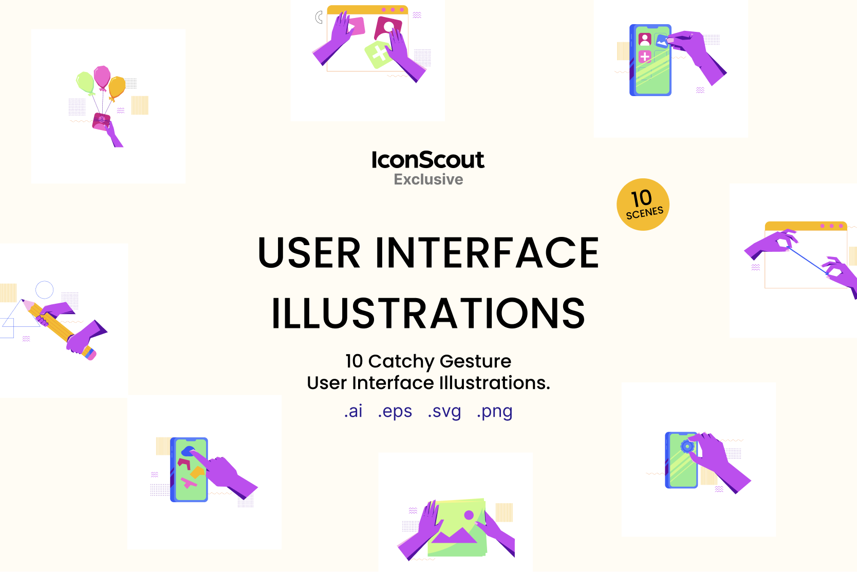 User Interface Illustration Pack - 10 Free Download User Interface ...