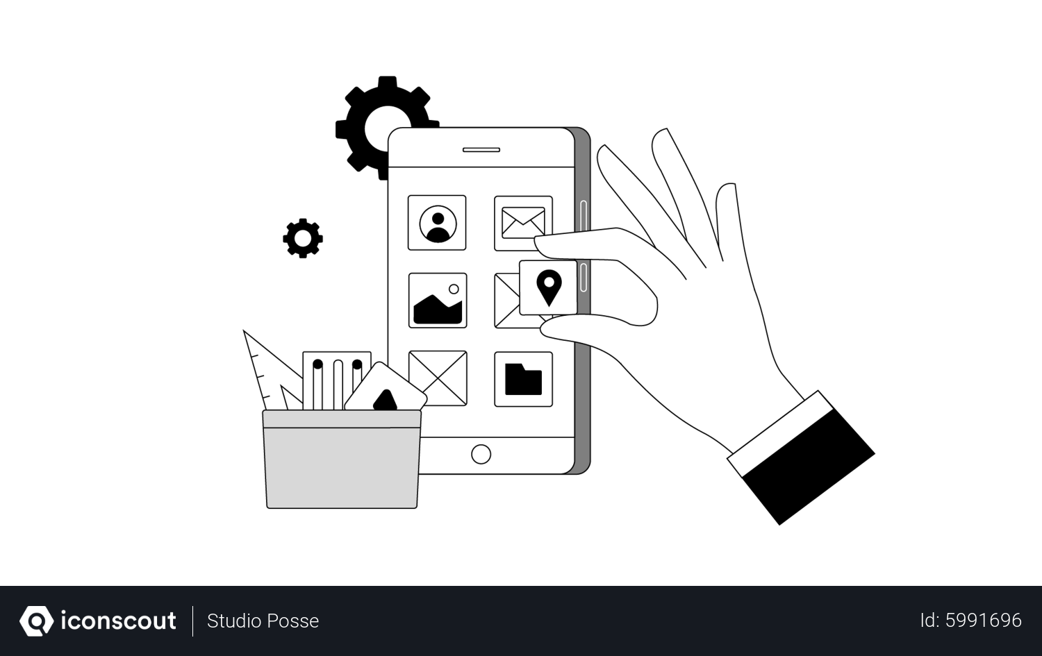 Best Free Mobile app UI UX design Illustration download in PNG & Vector ... Best Free Mobile app UI UX design Illustration download in PNG & Vector ...