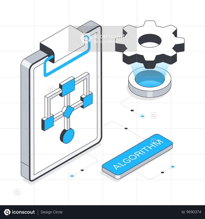 Algorithm Illustration Free Download Seo And Web Illustrations Iconscout