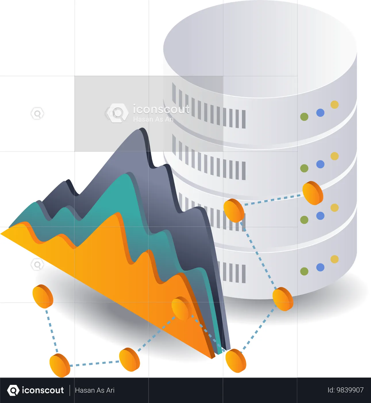 Analyzing Business Customer Databases Illustration - Free Download ...