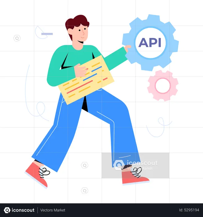 API Illustration - Free Download People Illustrations | IconScout
