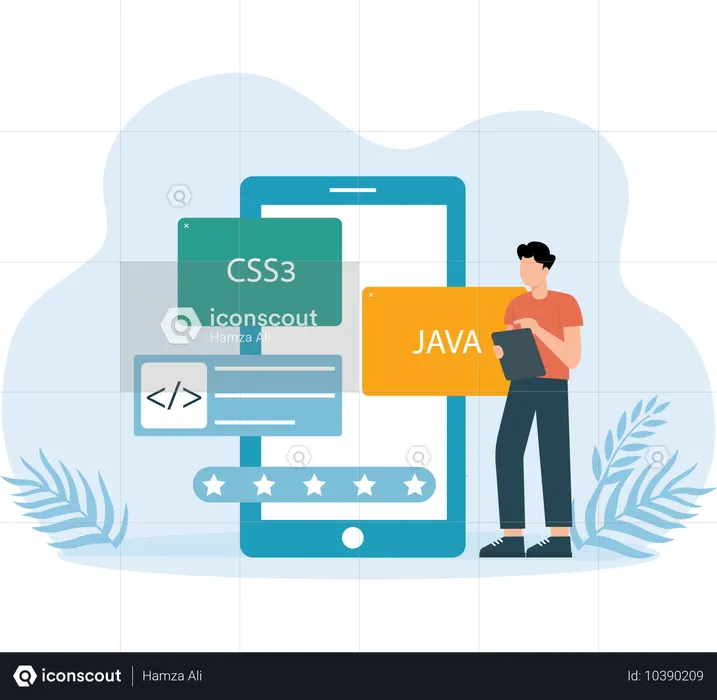 App Developer Coding Application Illustration - Free Download ...