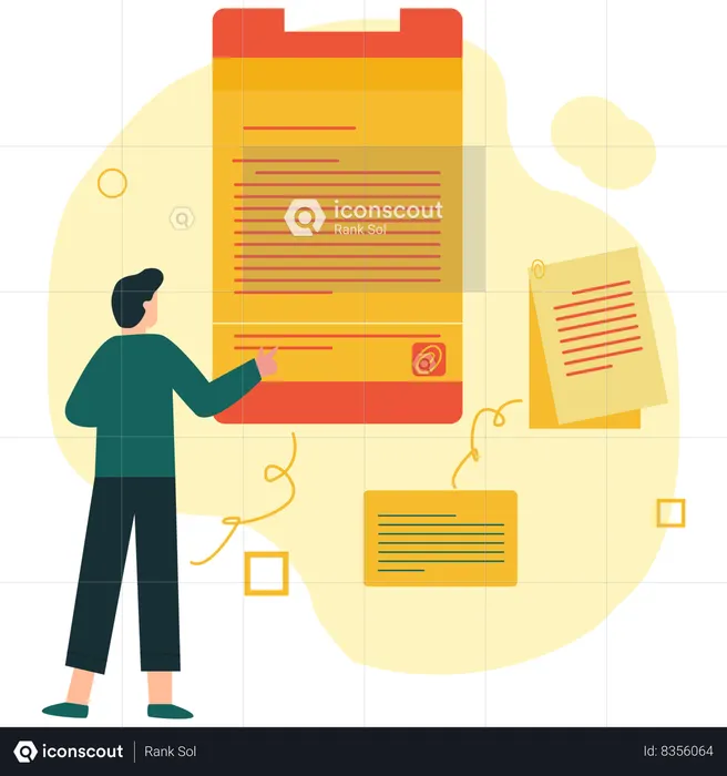Attach Assignment Illustration - Free Download Business Illustrations ... Attach Assignment Illustration - Free Download Business Illustrations ...