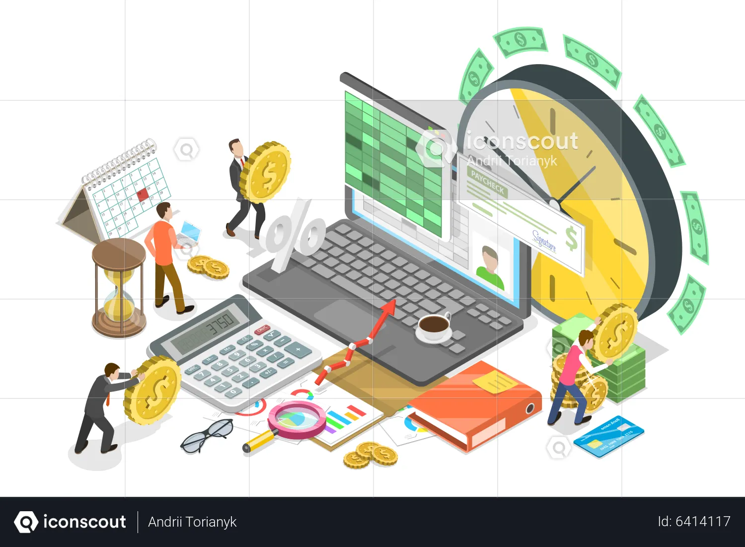 Best Automated Payroll System Illustration download in PNG & Vector format Best Automated Payroll System Illustration download in PNG & Vector format
