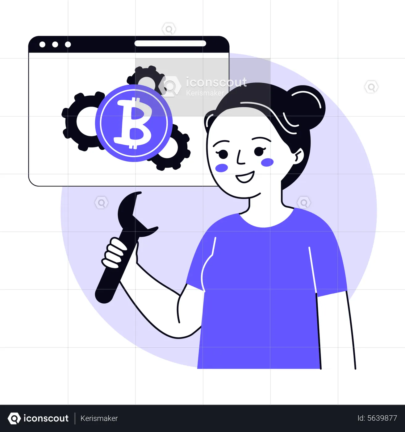 Best Bitcoin Analysis Illustration Download In Png And Vector Format