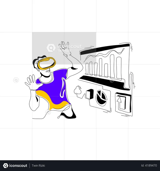 Best Business Analysis Using Vr Illustration Download In Png And Vector