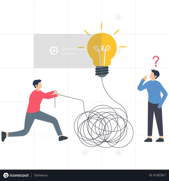 Business Team Solve Complex Problem Illustration - Free Download ... Business Team Solve Complex Problem Illustration - Free Download ...