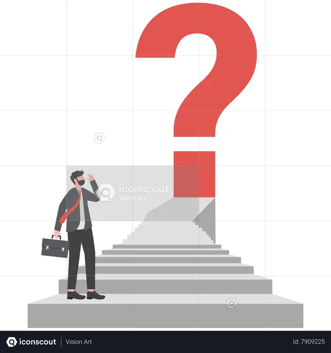 Best Businessmen standing with question mark discussed the strategy ... Best Businessmen standing with question mark discussed the strategy ...