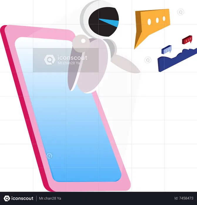 Best Chatbot application Illustration download in PNG & Vector format Best Chatbot application Illustration download in PNG & Vector format