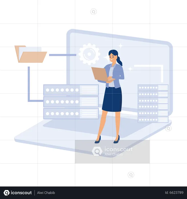 Best Cloud Computing Safety Illustration Download In Png And Vector Format