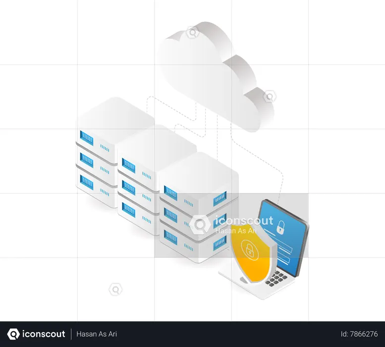 Best Cloud server data security computer network Illustration download ... Best Cloud server data security computer network Illustration download ...