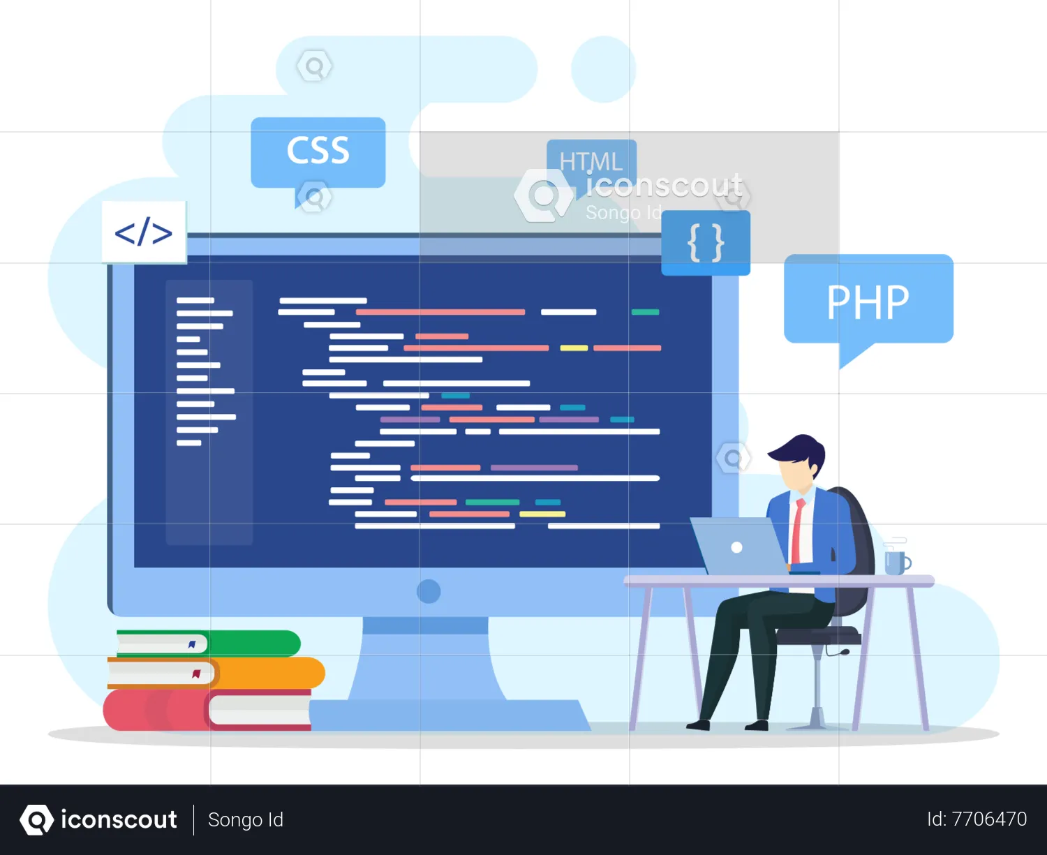 Best Code Optimization Illustration Download In Png And Vector Format