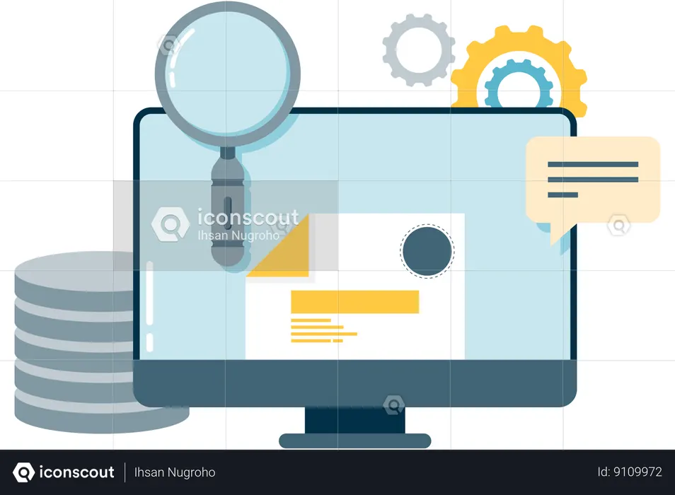 Computer Database Management Illustration - Free Download Business ...