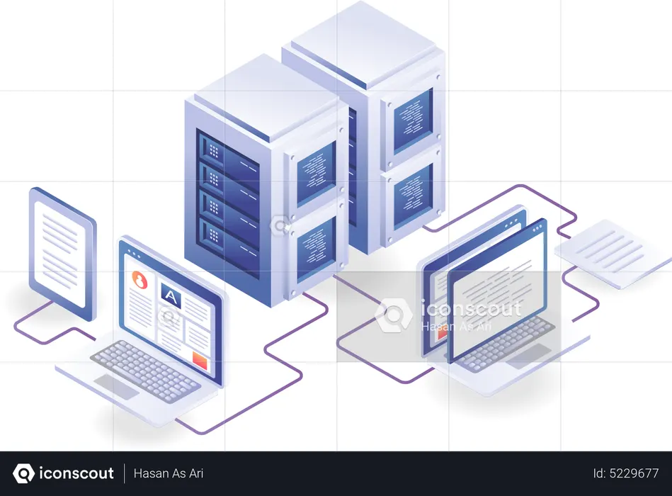 Computer Network Server Data Illustration - Free Download Business ... Computer Network Server Data Illustration - Free Download Business ...