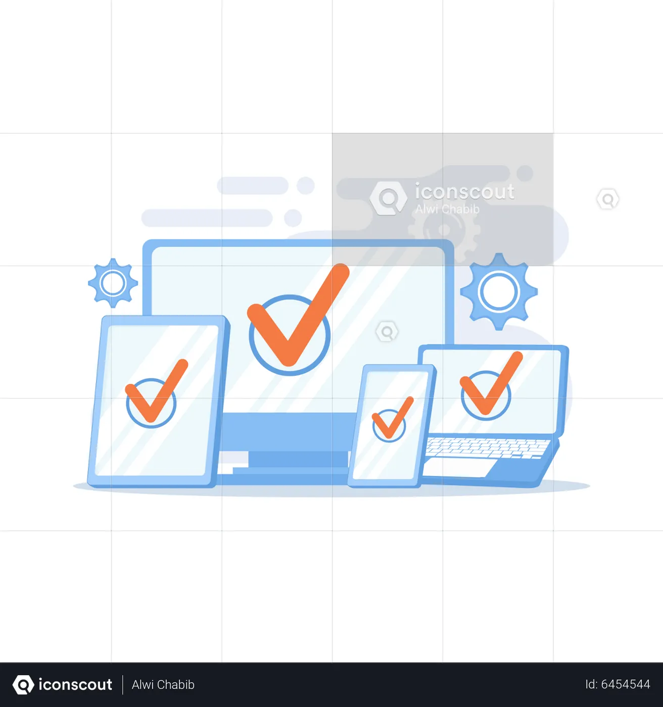 Cross Platform Devices Illustration Free Download Business Illustrations Iconscout