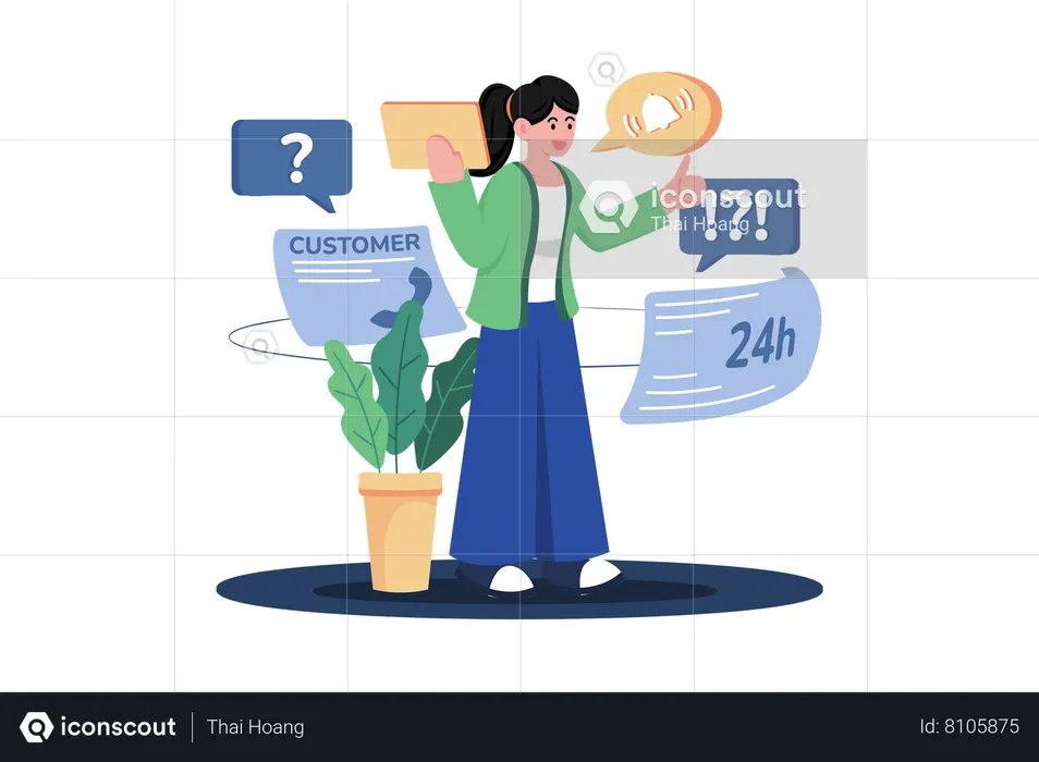 Customer Service Representative Multitasking Customer Assistance ... Customer Service Representative Multitasking Customer Assistance ...