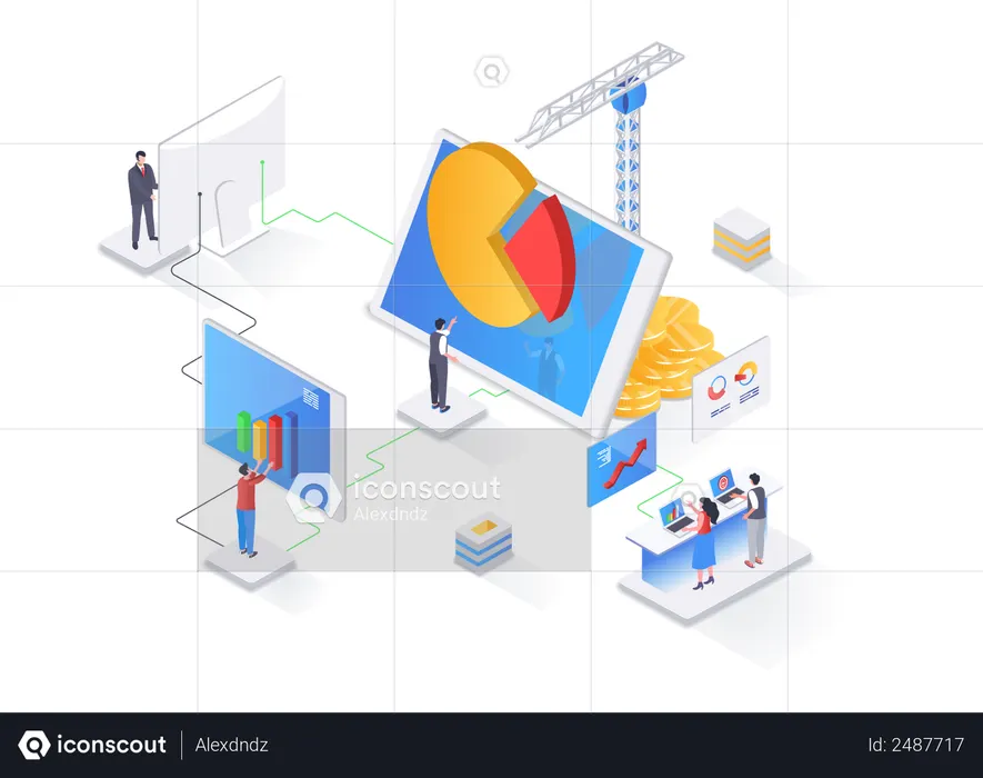 Data Analysis And Strategy Planning Illustration - Free Download ...