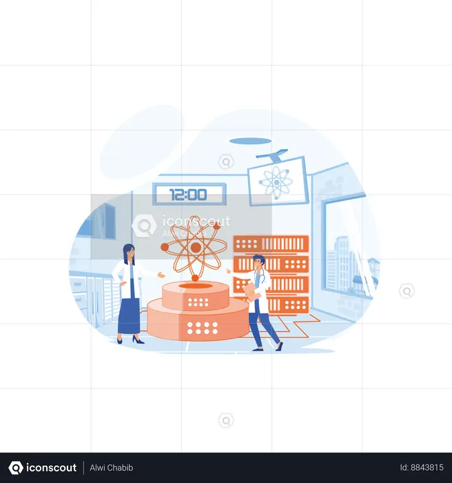 Data Science Illustration - Free Download Science & Technology Illustrations | IconScout
