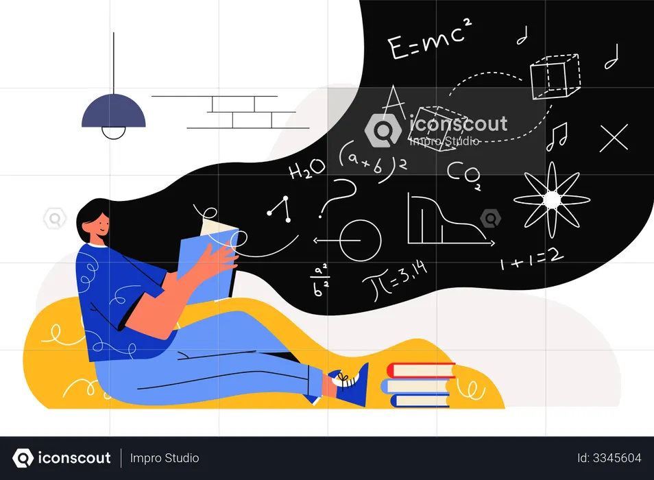 Deep Math Learning Illustration - Free Download School & Education ...