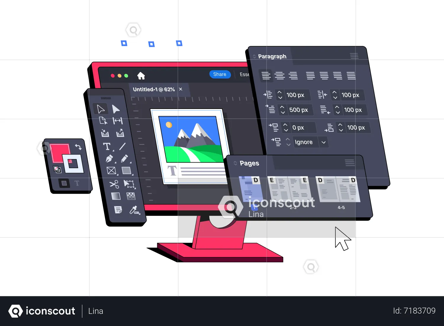 Desktop Publishing And Page Layout Design Software Application ...