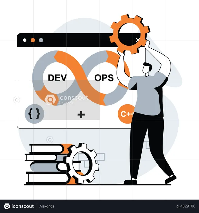 DevOps Illustration - Free Download Design & Development Illustrations ...