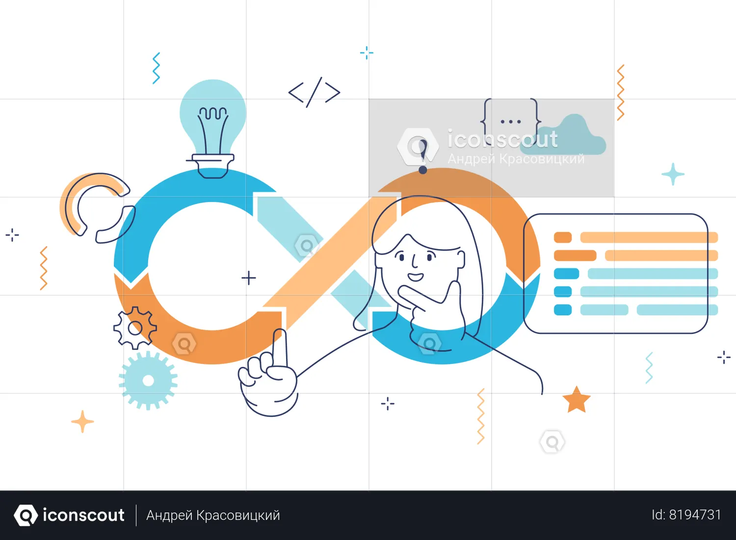 Devops Illustration - Free Download Industry Illustrations | IconScout