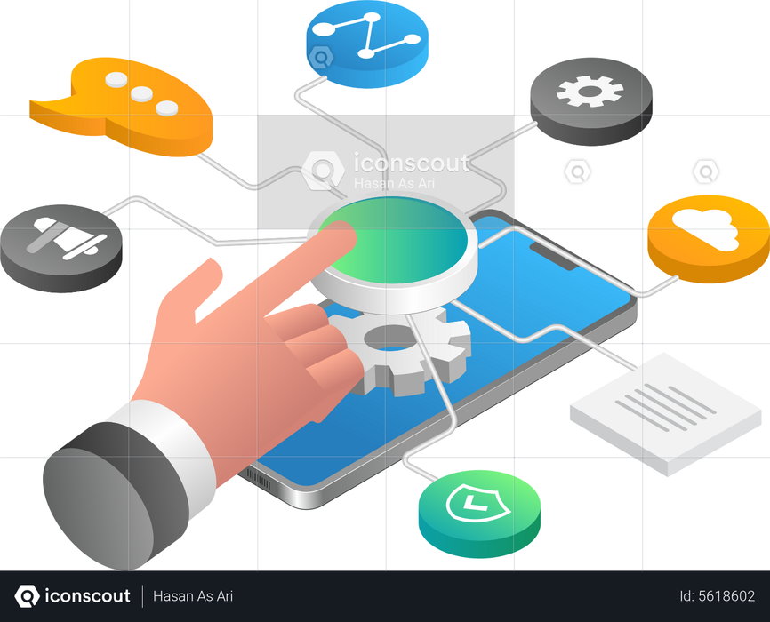 Best Premium Digital Transformation Illustration Download In Png