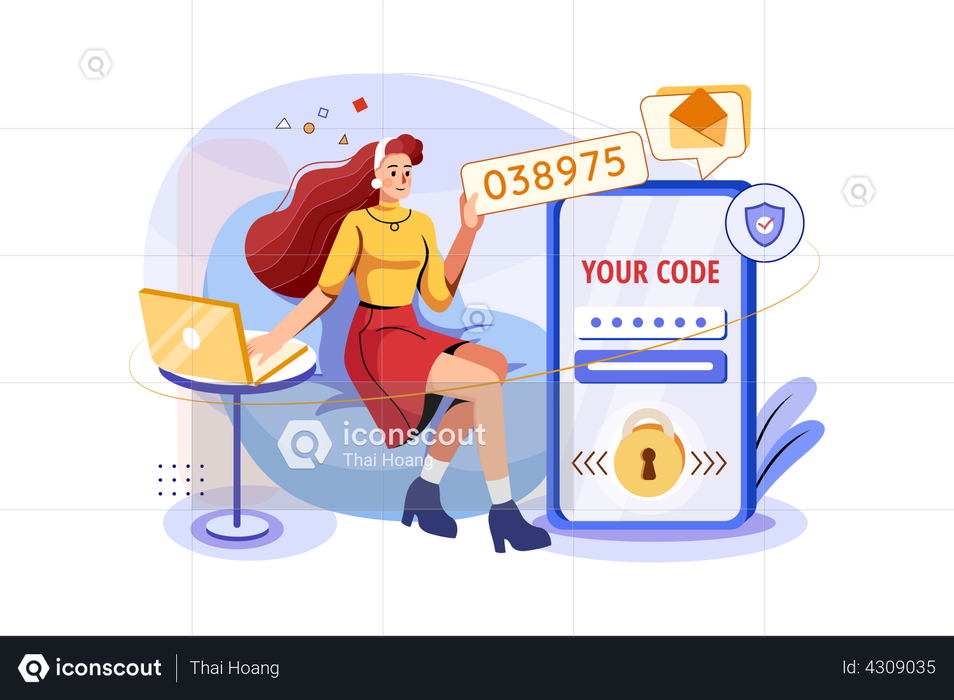 Best Premium Email OTP Verification Illustration download in PNG ... Best Premium Email OTP Verification Illustration download in PNG ...