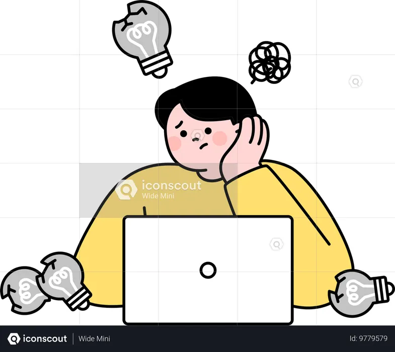 Employee Do Not Have Creative Ideas Illustration - Free Download ... Employee Do Not Have Creative Ideas Illustration - Free Download ...