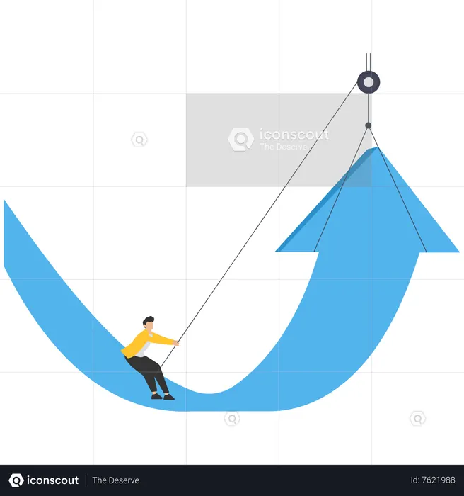 Exponential Growth Or Compound Interest Illustration Free Download