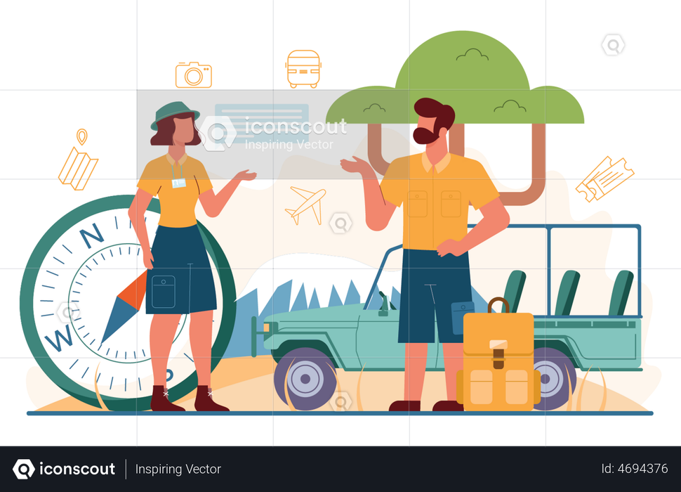 Best Premium Female tour guide Illustration download in PNG & Vector format Best Premium Female tour guide Illustration download in PNG & Vector format