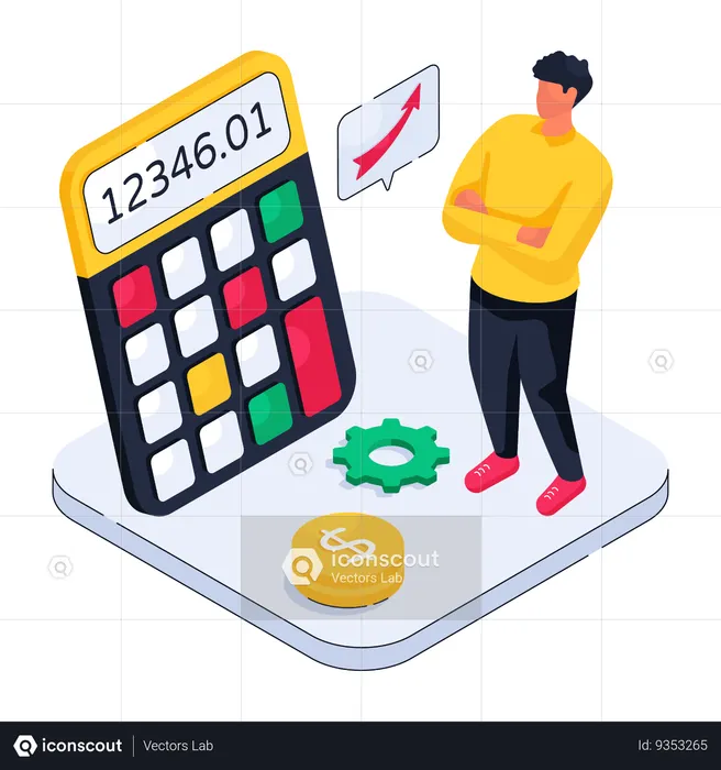 Financial Calculations Illustration - Business Illustrations | IconScout Financial Calculations Illustration - Business Illustrations | IconScout