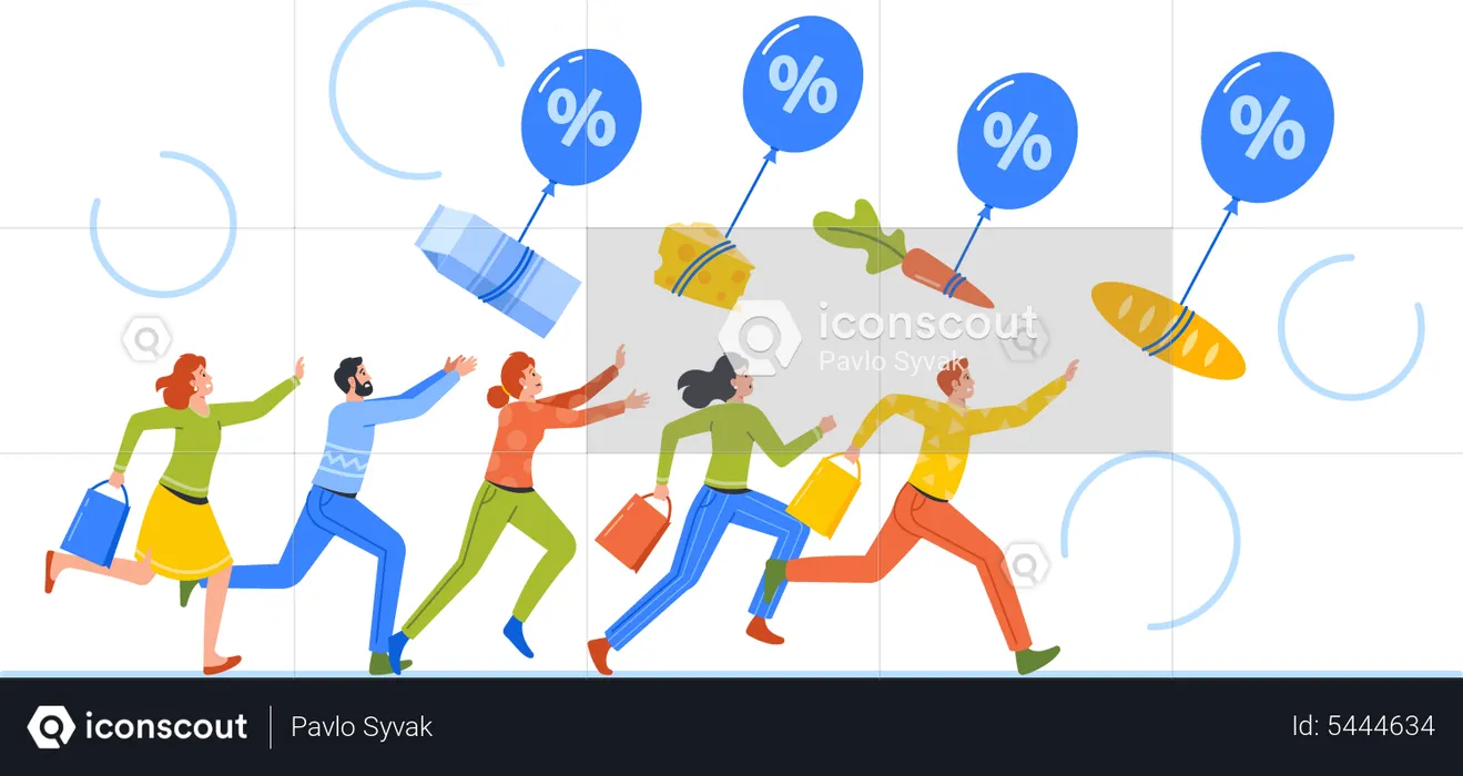 Food Inflation Illustration - Miscellaneous Illustrations | IconScout Food Inflation Illustration - Miscellaneous Illustrations | IconScout