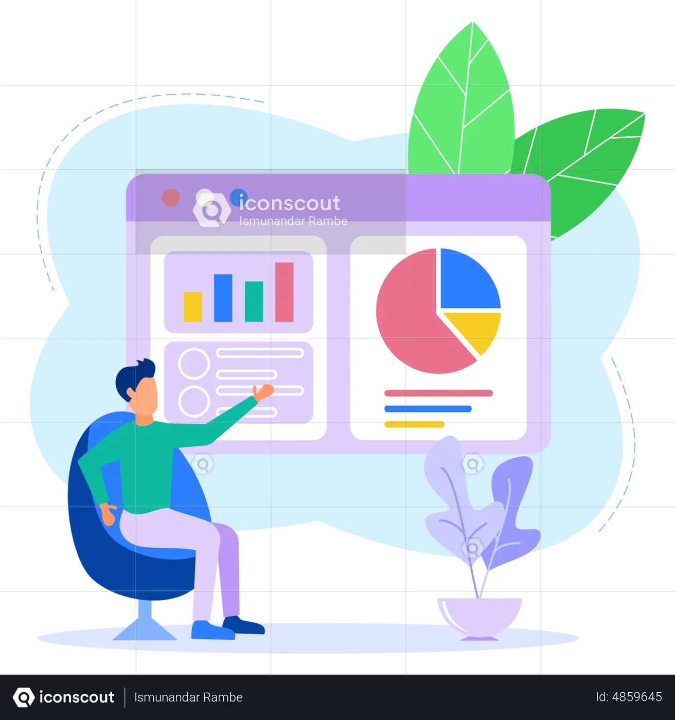 Best Graphical Representation Illustration download in PNG & Vector format