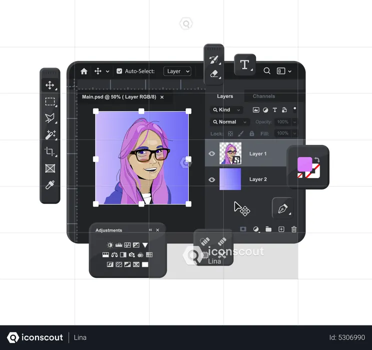 Graphics Editor Illustration - Free Download Design & Development ...