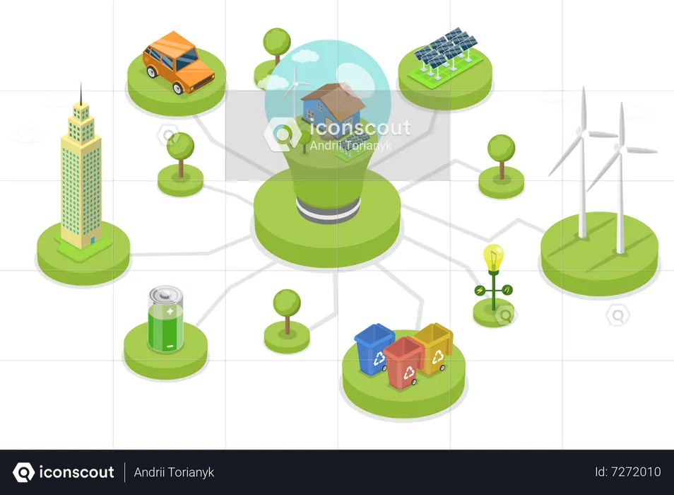 Best Green Electricity Illustration download in PNG & Vector format Best Green Electricity Illustration download in PNG & Vector format