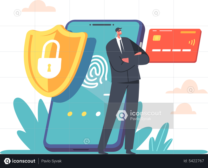 Best Premium Guard protect confidential Access Illustration download in ... Best Premium Guard protect confidential Access Illustration download in ...