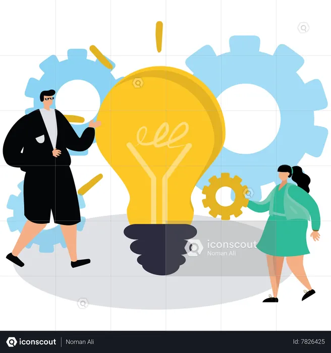 Best Implement Business Idea Illustration Download In Png And Vector Format