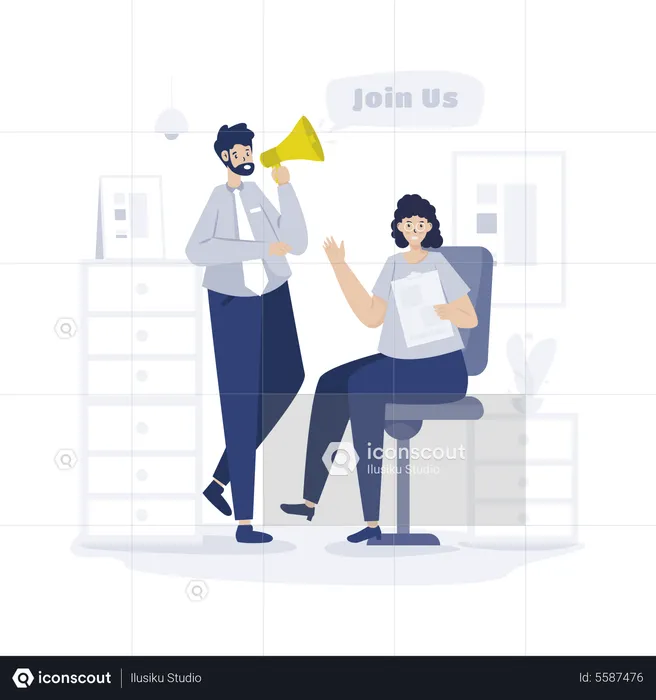 Join Us Our Team Illustration Free Download Business Illustrations