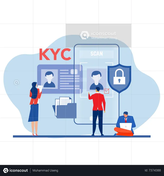 Know Your Customer Illustration - Free Download Business Illustrations ... Know Your Customer Illustration - Free Download Business Illustrations ...