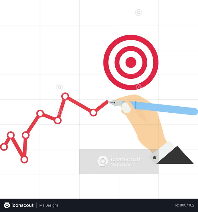 Best Leaders draw paths to reach their target Illustration download in ... Best Leaders draw paths to reach their target Illustration download in ...